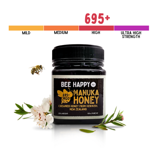 695+ MGO Bee Happy Manuka Honey 250g – Manuka Philippines